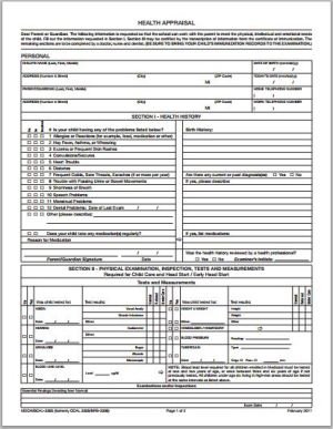 Health Appraisal Form Templates | Download Samples
