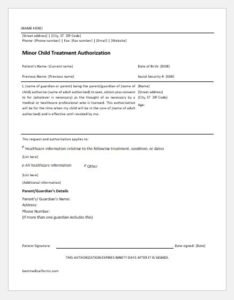 Restylane Consent Form Template for Word | Printable Medical Forms ...