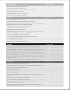 Home Safety Checklist Templates for Excel | Download & Print
