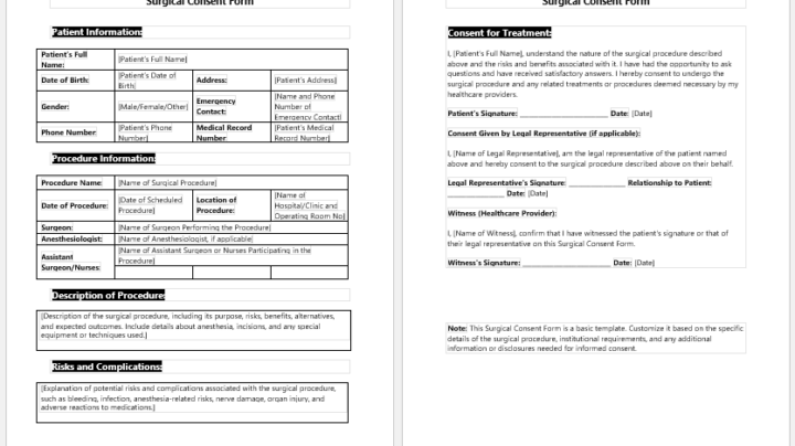 Maternity Claim Form Template for Word | Download Sample
