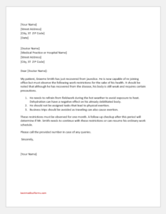 Doctor Consent Letters for Various Reasons | Printable Medical Forms ...