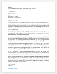 Medical Negligence Complaint Letter Template | Download