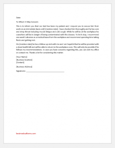 Bed Rest Note from Doctor SAMPLES | Copy & Send to Boss