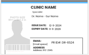 50+ Best Doctor Workplace ID Card Templates | Edit & Print