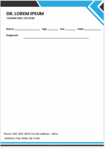 50+ Doctor Prescription Pad Templates | Download Edit Print