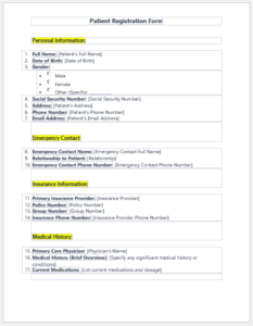 Download Free Collection of 100 Commonly Used Medical Forms