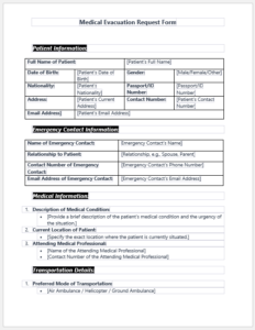 8 Important Forms in Case of Being Unfit to Travel | Save