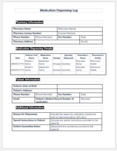 10+ Important Forms Commonly Used by Pharmacies | Download