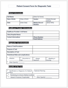 12 Forms used in Disease Testing or Diagnostic Laboratories