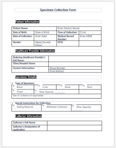 12 Forms used in Disease Testing or Diagnostic Laboratories