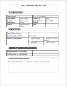 12 Forms used in Disease Testing or Diagnostic Laboratories