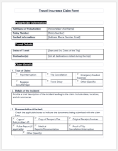 8 Important Forms in Case of Being Unfit to Travel | Save