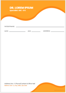 Prescription Pad Templates for Word | Download Edit & Print