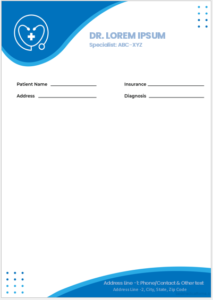 Prescription Pad Templates for Word | Download Edit & Print