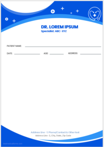 Prescription Pad Templates for Word | Download Edit & Print