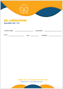 Prescription Pad Templates for Word | Download Edit & Print