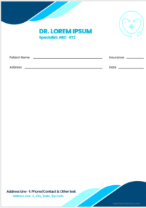 Prescription Pad Templates for Word | Download Edit & Print