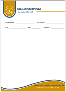 Prescription Pad Templates for Word | Download Edit & Print