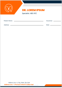 Prescription Pad Templates for Word | Download Edit & Print