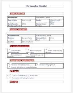 10+ Common Forms Used by Anesthesiologists | Download & Save