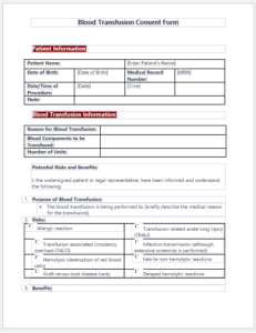 10+ Common Forms Used by Anesthesiologists | Download & Save