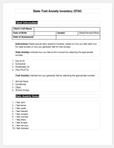 25 Important Forms Used by Psychologists | Download & Print