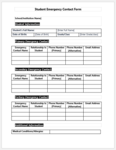 25 Medical Forms Commonly Used by/for Students | Download