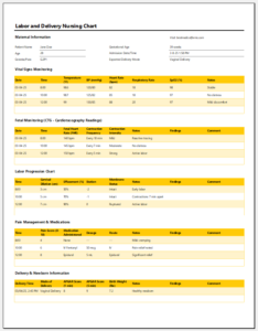 Nursing Documentation Templates for Care & Record Keeping