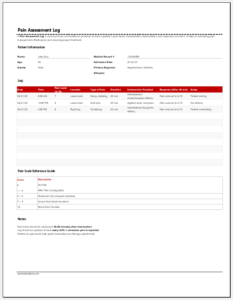 Nursing Documentation Templates for Care & Record Keeping